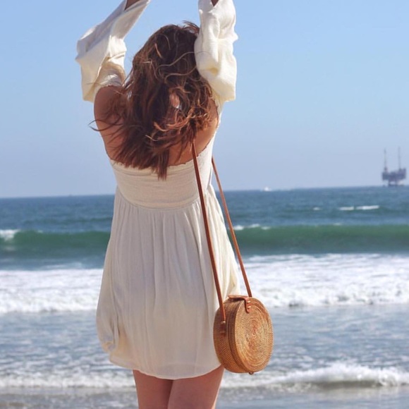 Bags | New Bali Boho Rattan Round Bags | Poshmark